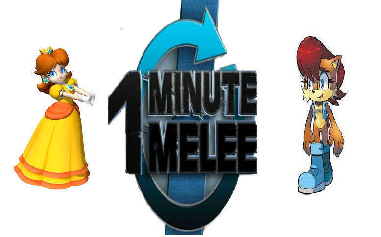 One Minute Melee: Princess Daisy VS Princess Sally by Orange-Ratchet on ...