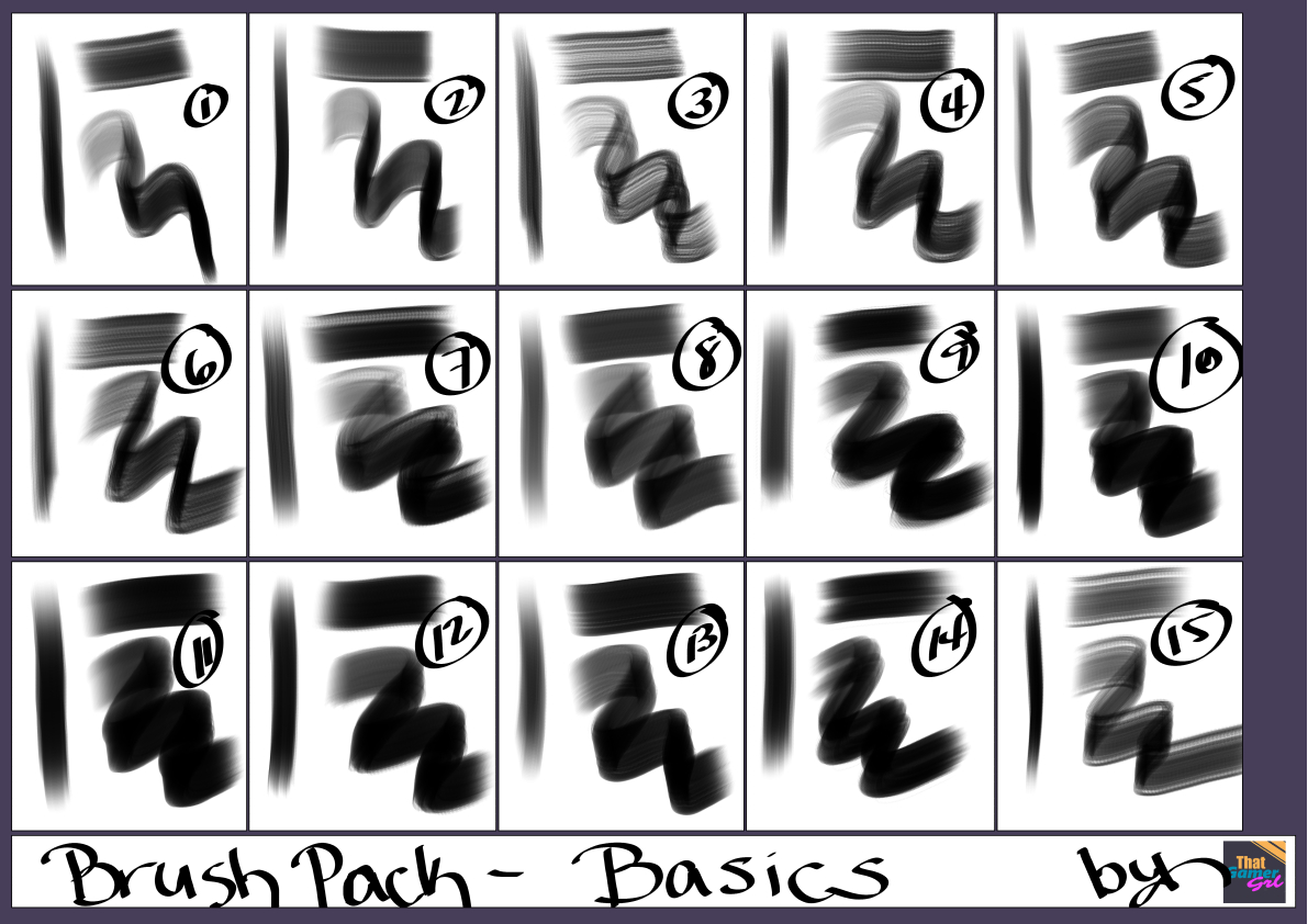 Basic Brush Pack by TGG by Lree on DeviantArt