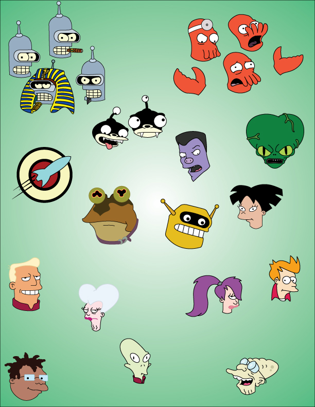 Futurama Icons by beardedboywonder on DeviantArt