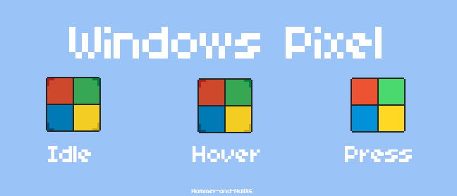 Windows Pixel by Hammer-and-Nail86 on DeviantArt