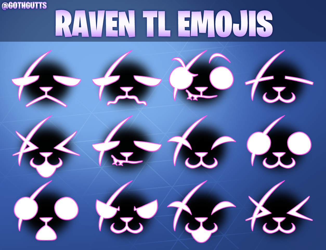 Raven Team Leader Emojis by gothgutts on DeviantArt