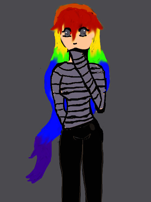 Rainbow Hair By Meme0220 On Deviantart