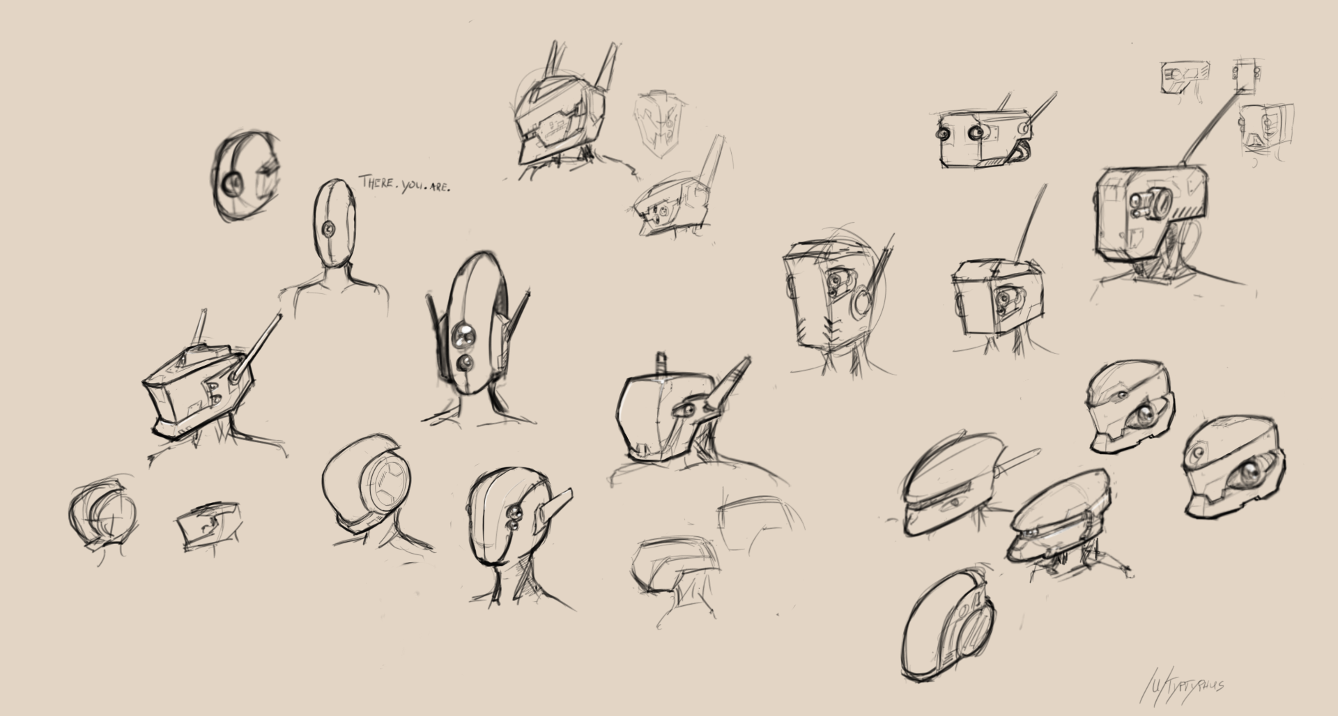 Droid heads study by A-bundle-if-sticks on DeviantArt