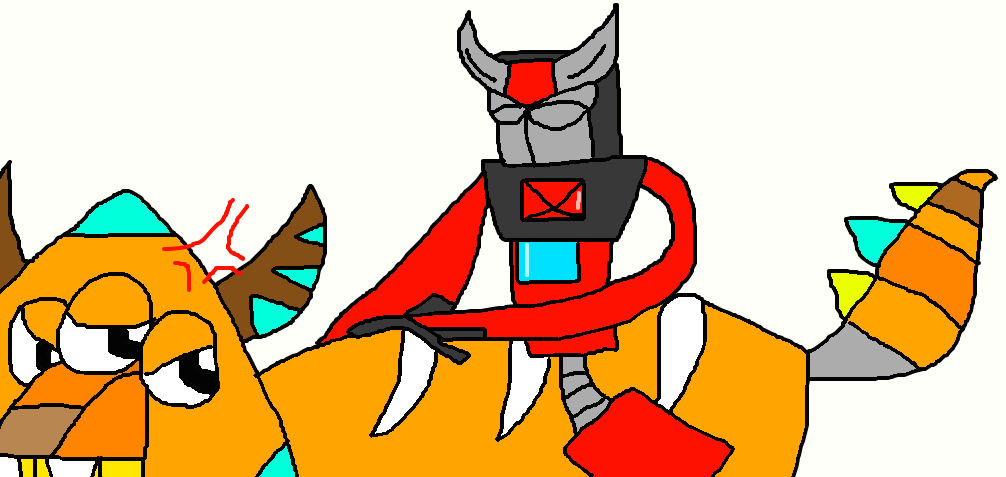 Mxls:Mixazord riding on Mixeloptor by alex20191 on DeviantArt