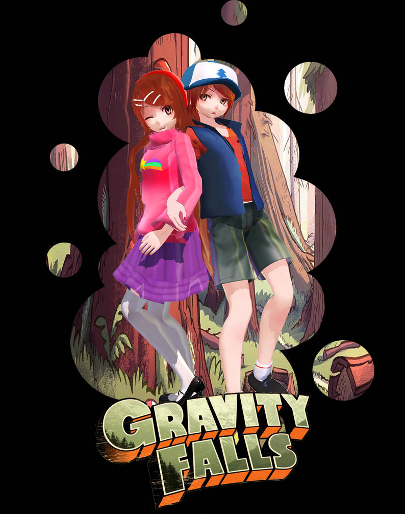 MMD Gravity Falls ''Mabel and Dipper'' +DL by EbriF on DeviantArt