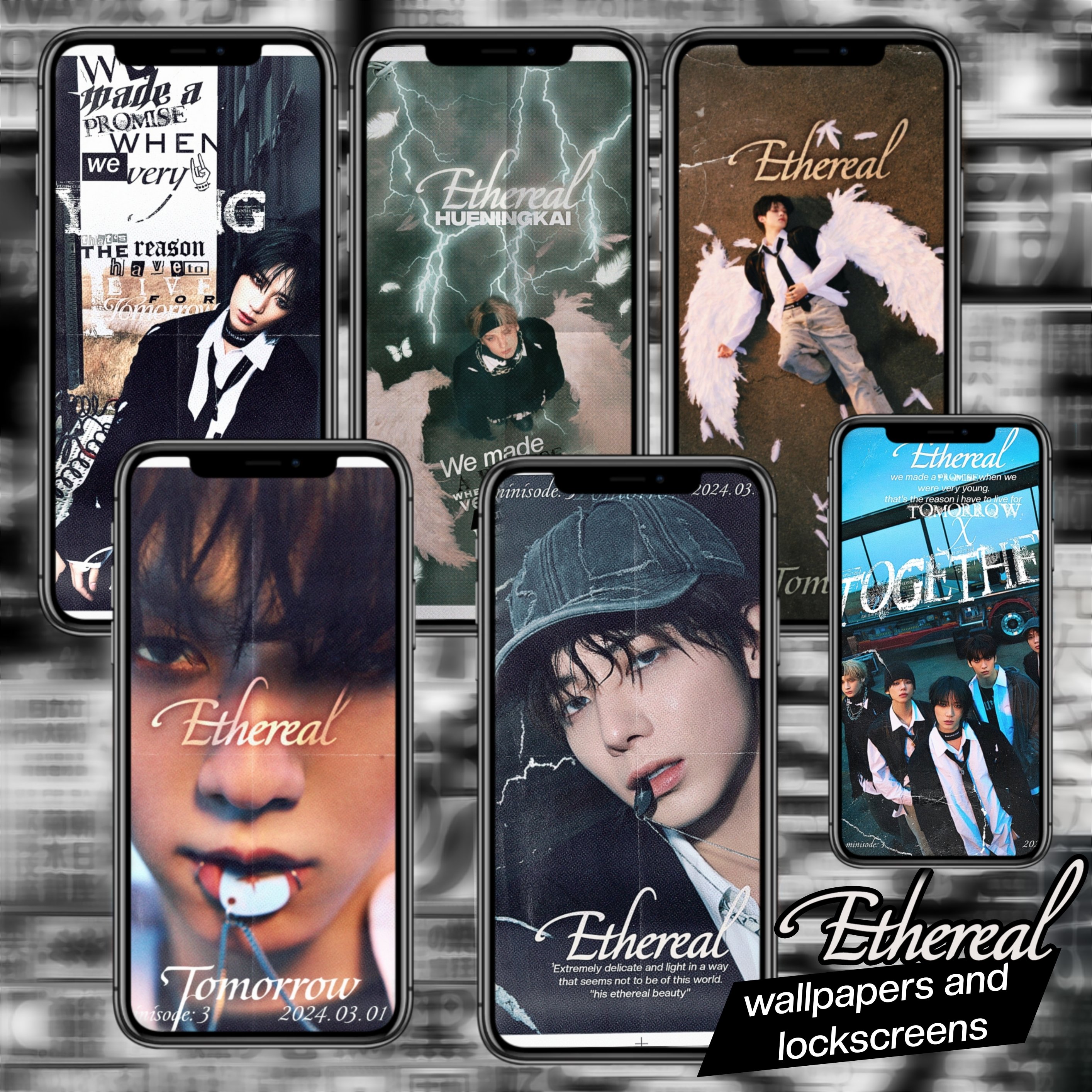 TXT Wallpaper Ethereal Poster Ver by Beomychubby on DeviantArt