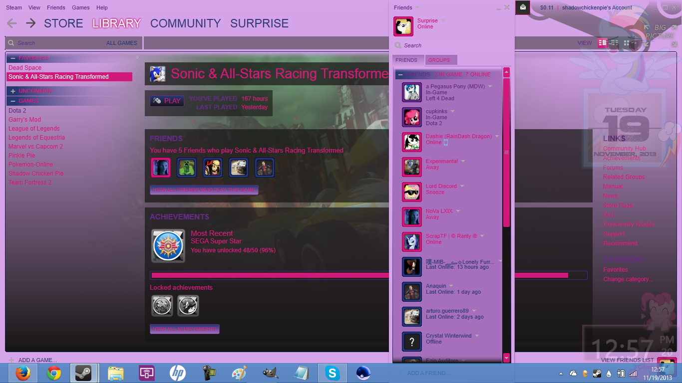 Steam Skin - Twilight Sparkle Theme by SunriseSurprise on DeviantArt