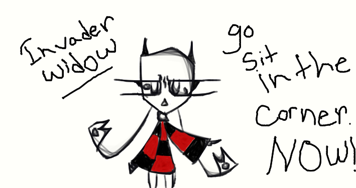 Invader Widow does not approve. by InvaderHaven on DeviantArt