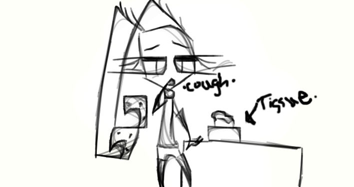 being sick. ugh. by InvaderHaven on DeviantArt