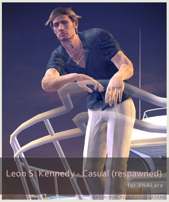 Leon S Kennedy Casual (respawned) - for XNALara by raccooncitizen on ...