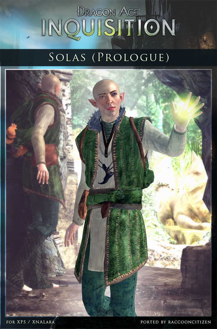 DAI Characters - Solas (Prologue) XPS - (DOWNLOAD) by raccooncitizen on ...
