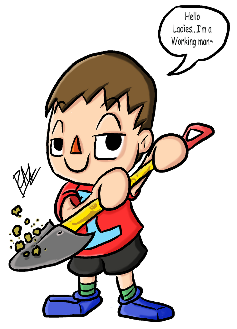 Villager's seductive stare... by Iyzeekiil on DeviantArt