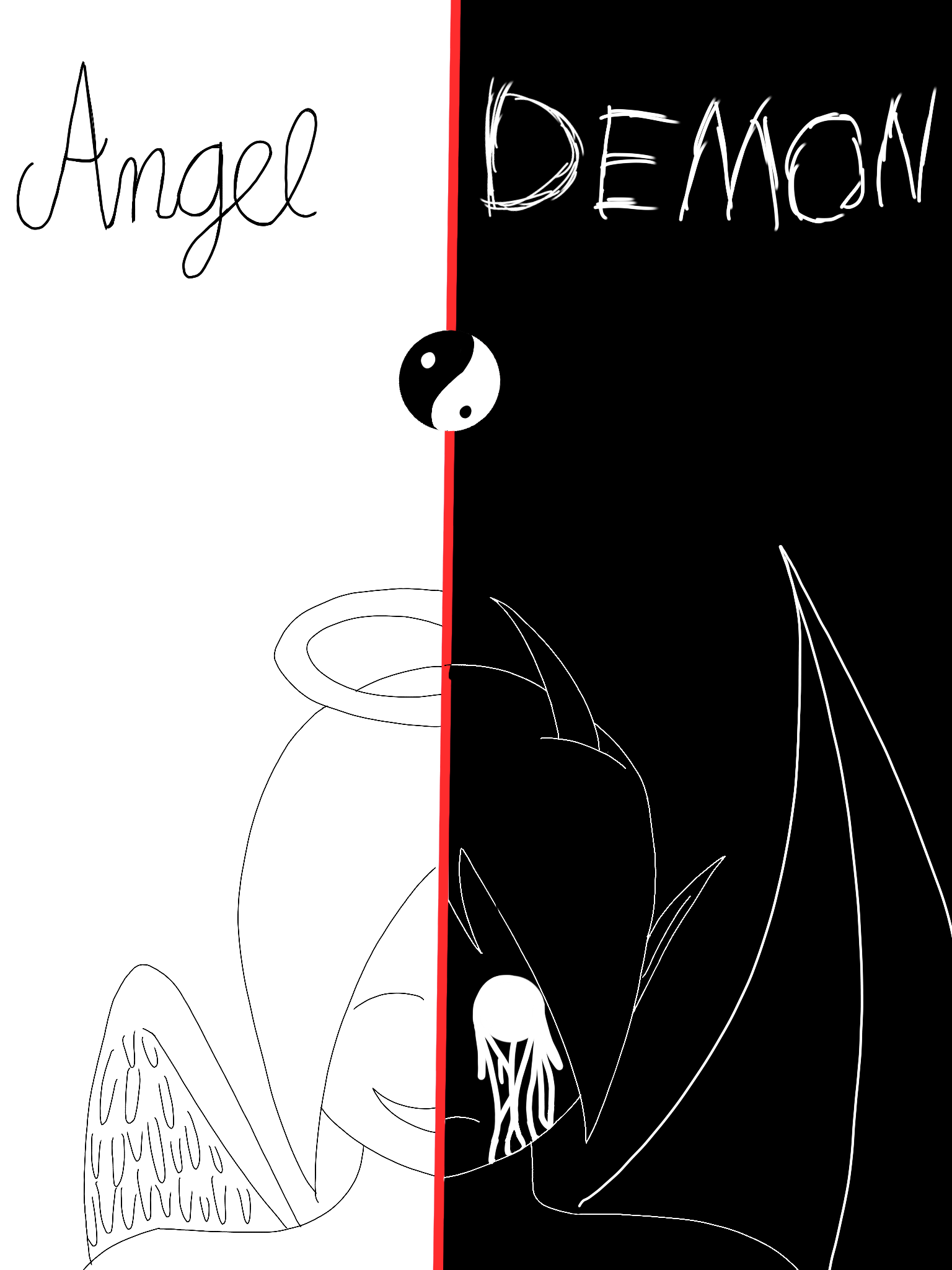 Two sided by BunMelon on DeviantArt