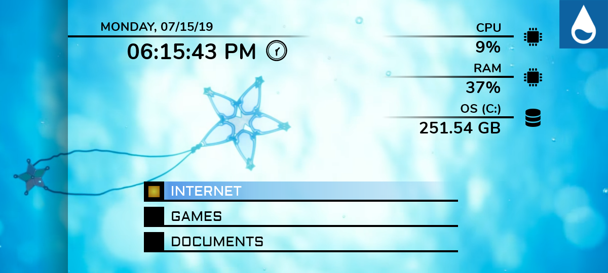 Kingdom Hearts Main Menu - Rainmeter Suite by intronus on DeviantArt