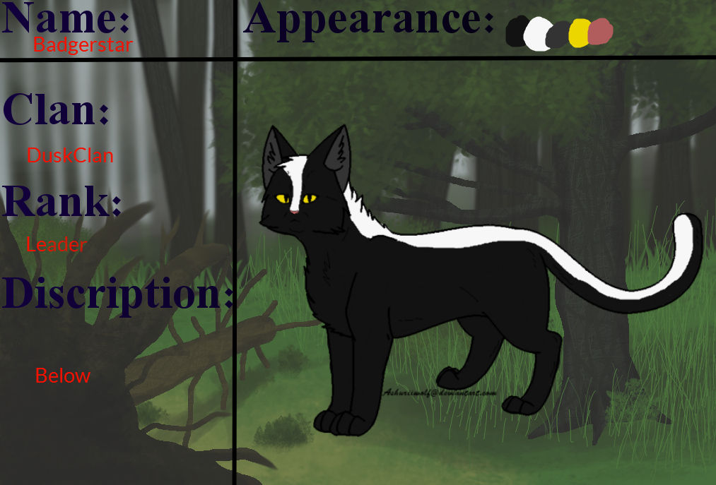 Badgerstar Ref. Sheet by Fanbuscus8 on DeviantArt