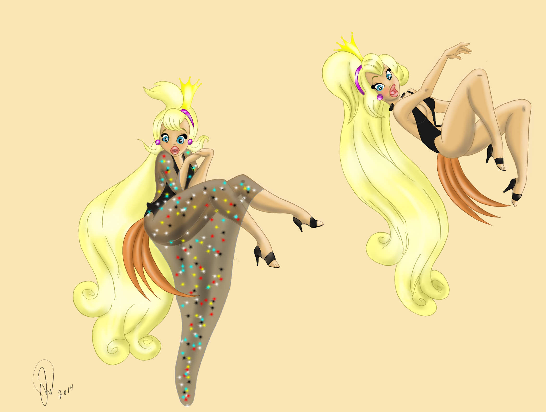 Goldie Pheasant As Daphne From Dragon Lair Colored By Jazzie3000 On Deviantart
