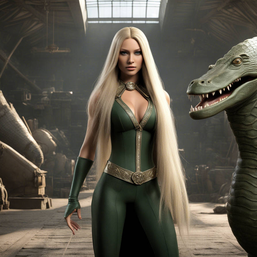 Krok gharial falls from the ceiling in mourning... by GufoMaggioreX on DeviantArt