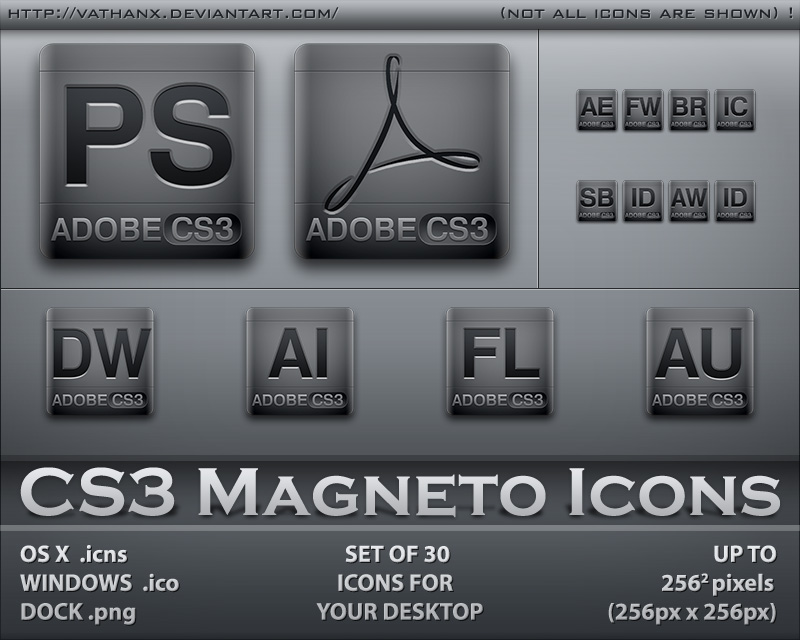 CS3 Magneto Icons by Vathanx on DeviantArt