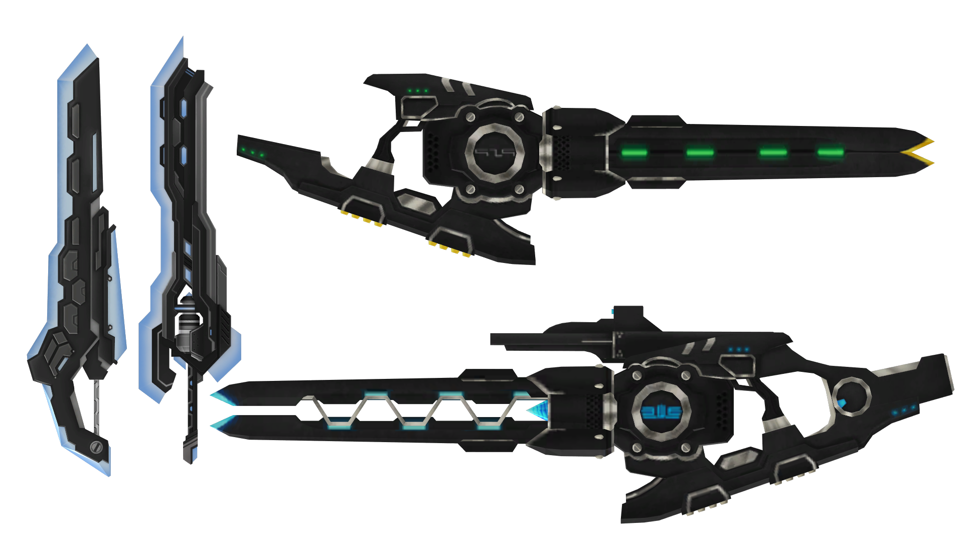 [MMD DL] Hyperdimension Neptunia Weapons #2 by lRvTlEdhol on DeviantArt