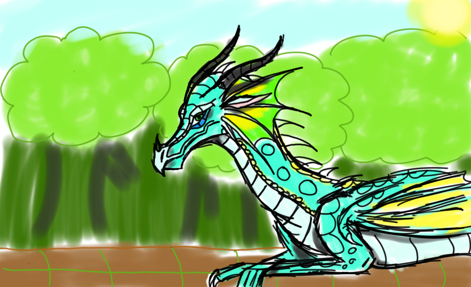 RainWing Practice by TheLittleWaterDragon on DeviantArt