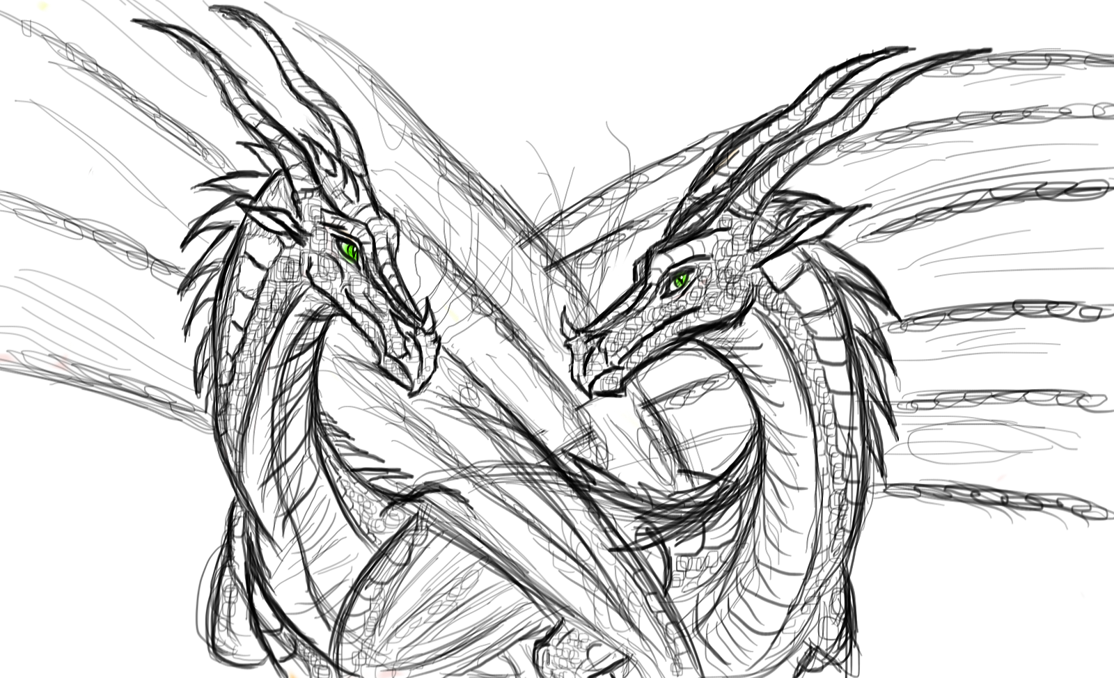 A Pair of Fire Worms by TheLittleWaterDragon on DeviantArt