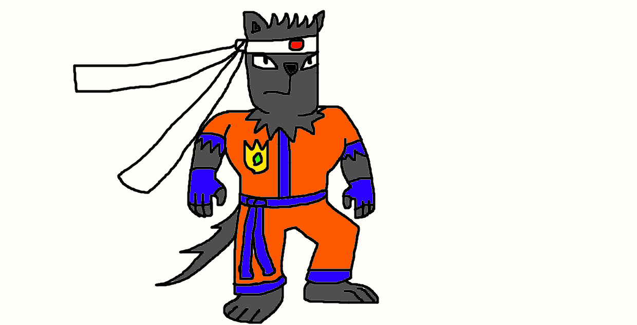 Karate wolf by LilRussianPanda on DeviantArt