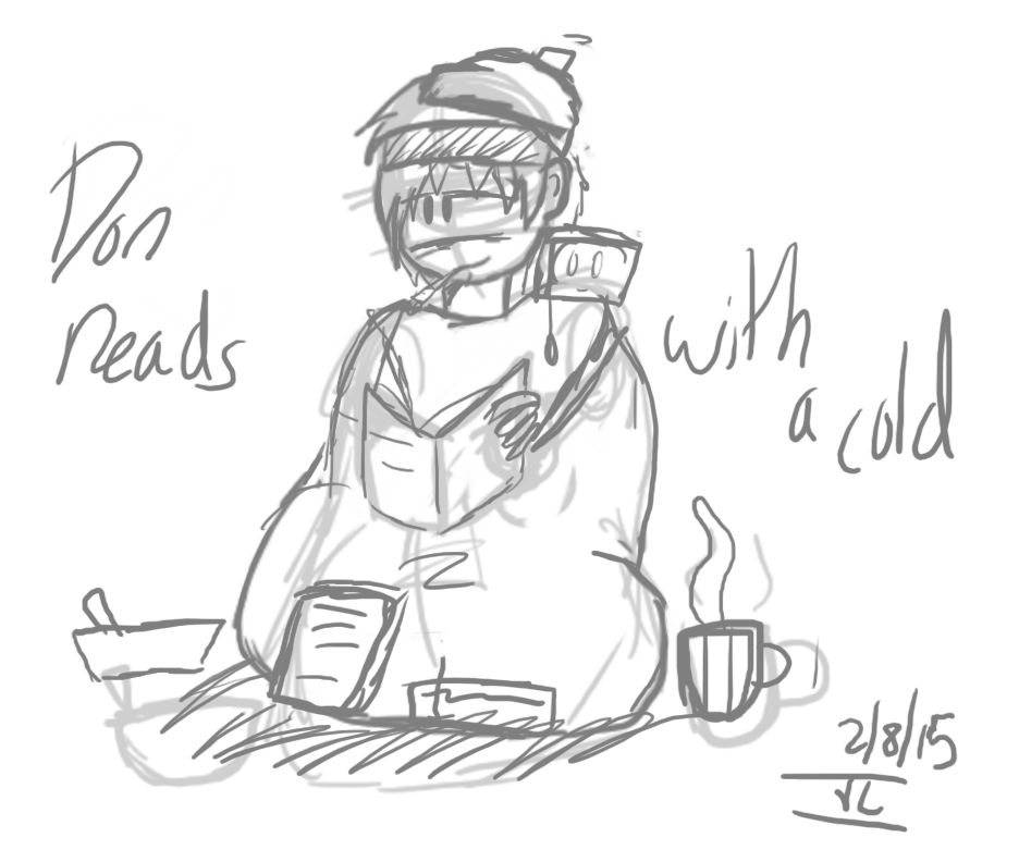 Don has a cold by Just4drawing on DeviantArt