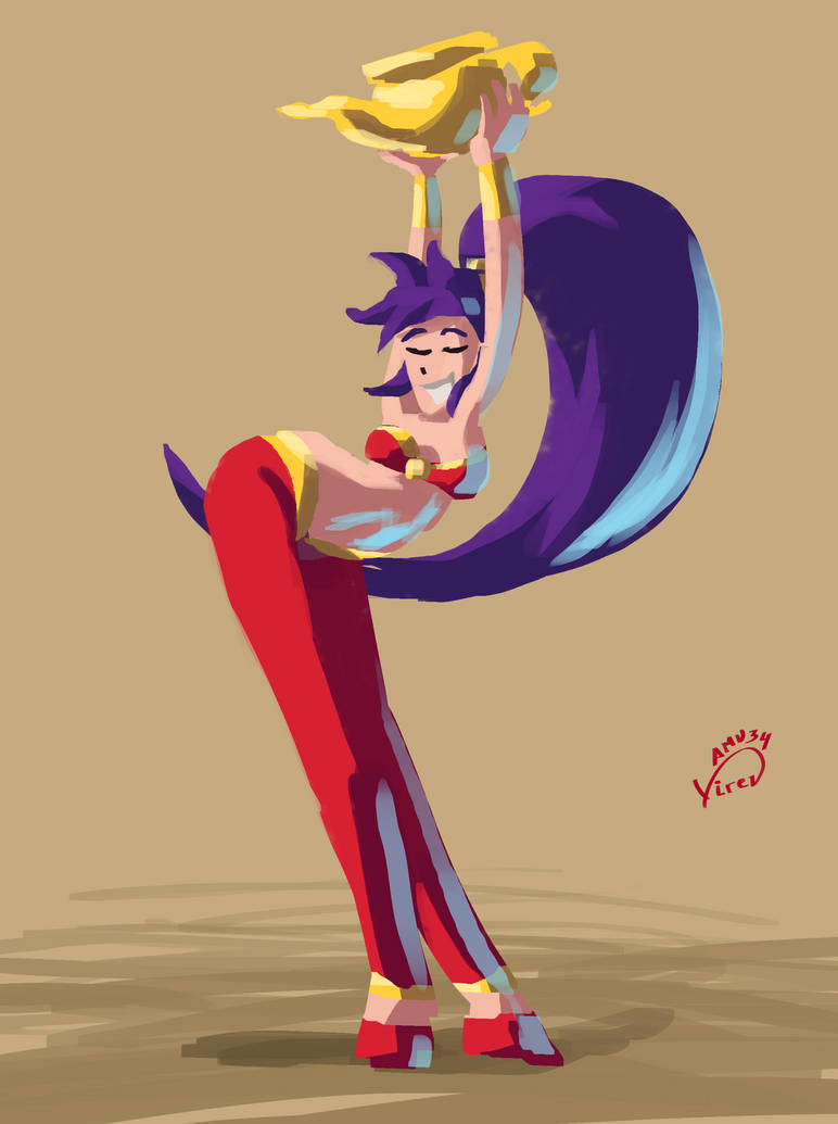 Dancing Shantae (animated) by Virev on DeviantArt