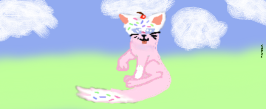 Sprinkle kitty by Wolfacine on DeviantArt