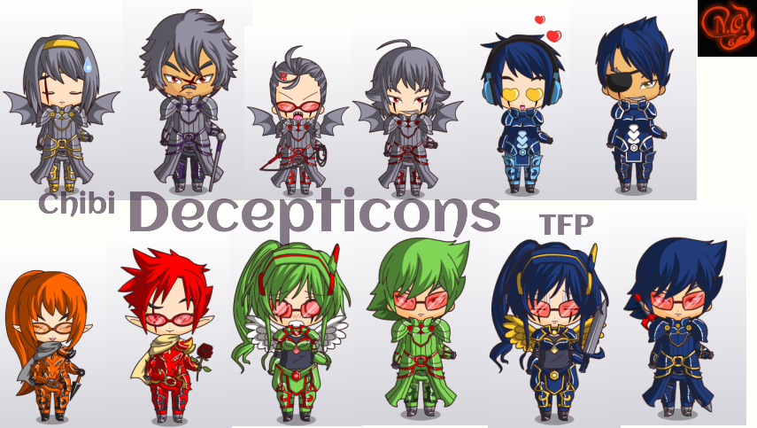 Transformers Prime Chibi Decepticons by Nightout6 on DeviantArt