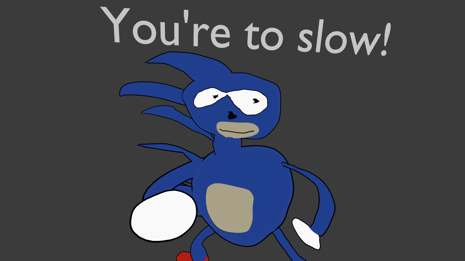 Sanic (Rig+Materials included) by Congertas on DeviantArt