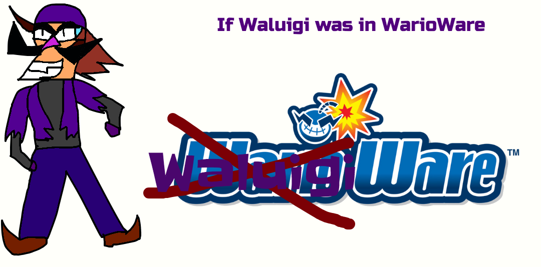 Warioware Waluigi