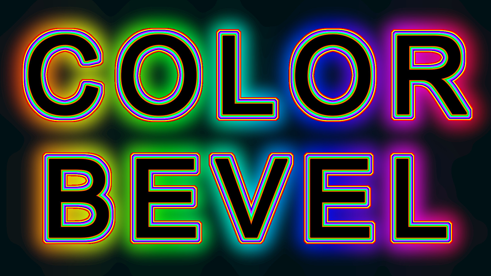 Create Color Bevel Text with GIMP 2.10 by conbagui on DeviantArt