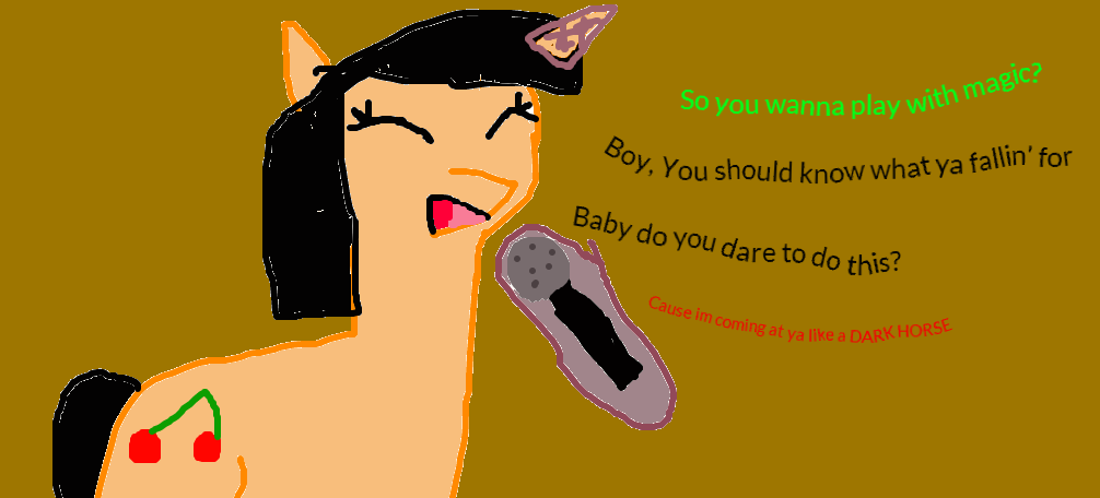 Katy Perry As a pony by MlpArt123 on DeviantArt