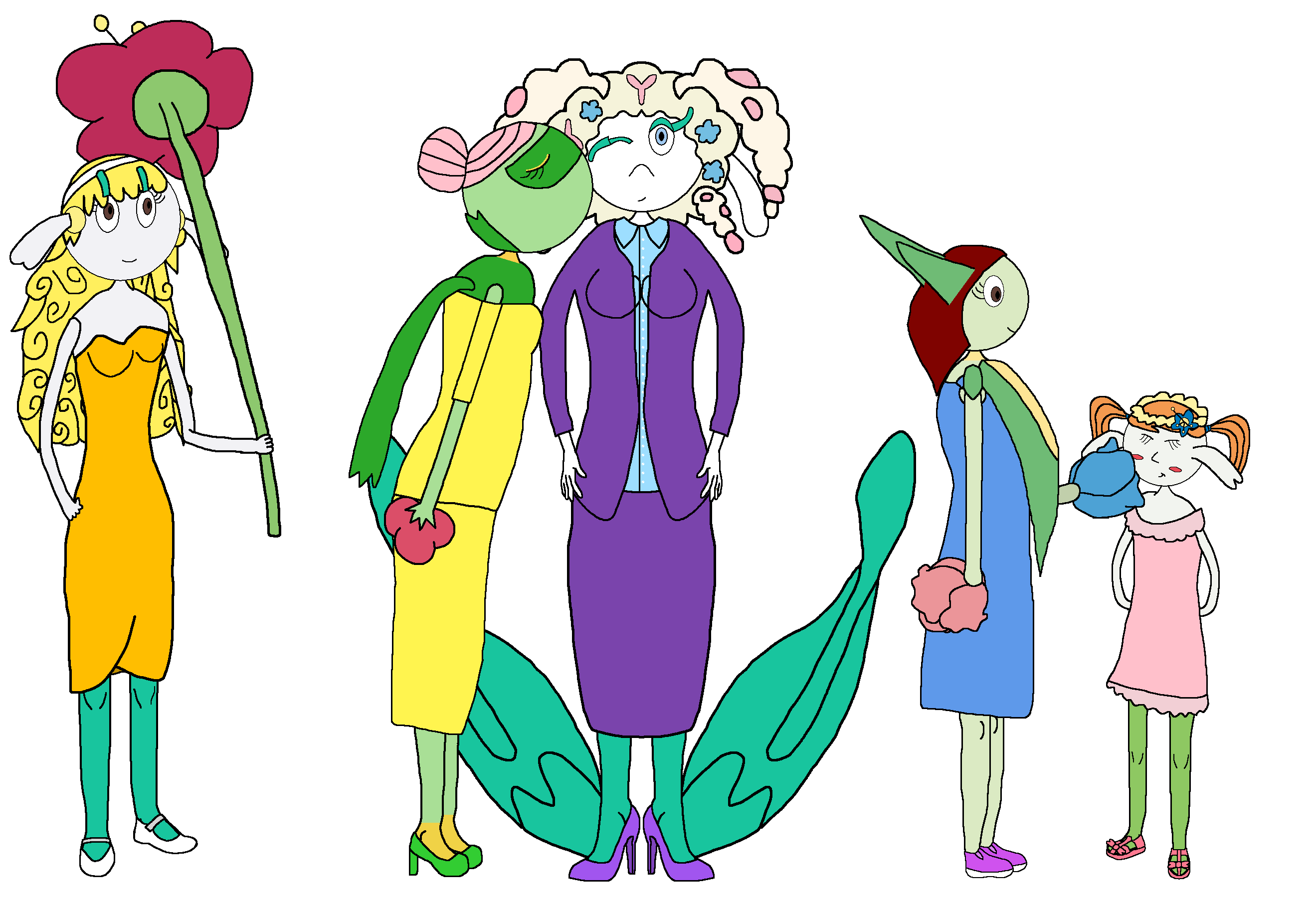 The Saffron Family by pixelpallet6 on DeviantArt