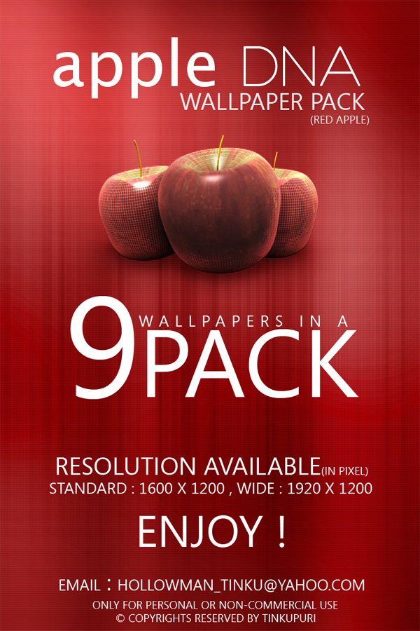 Apple DNA:Red Apple by tinkupuri on DeviantArt