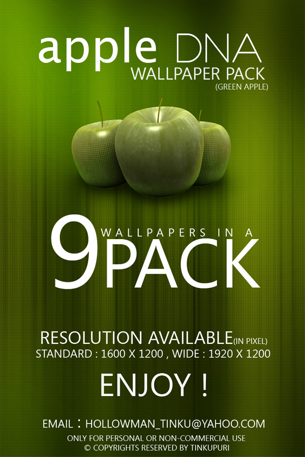 Apple DNA-Green Apple by tinkupuri on DeviantArt