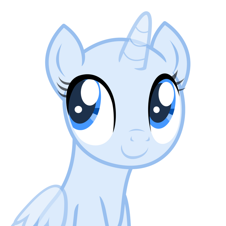 MLP Base #18 - Cute Portrait by LovinglyPromise on DeviantArt