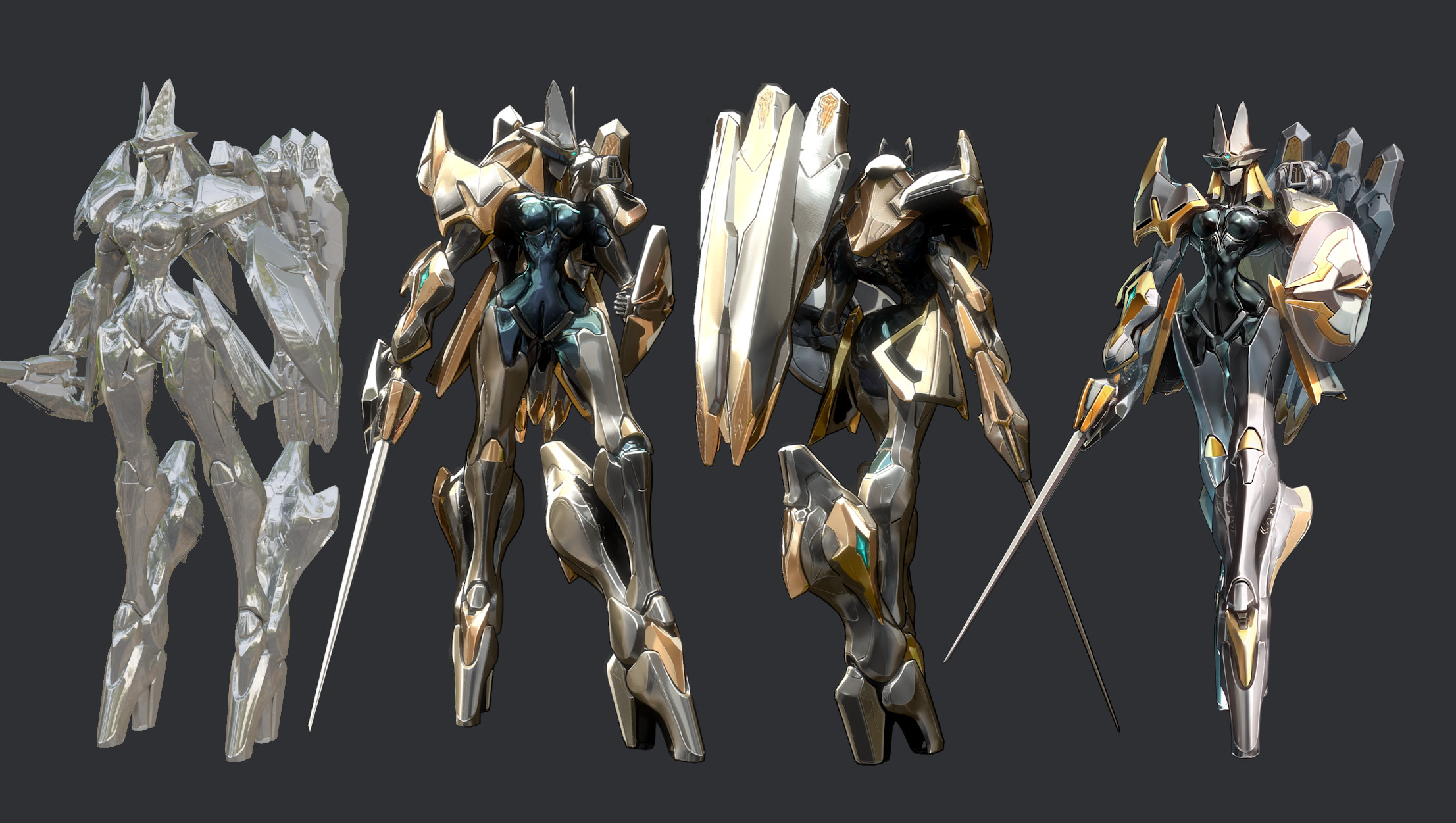 Horizon Walker - Platina Default (fbx/blend) by YourDevil54 on DeviantArt