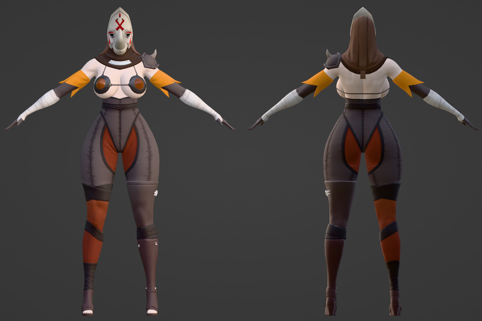 Horizon Walker - HuskarMercenary N01 (fbx/blend) by YourDevil54 on ...