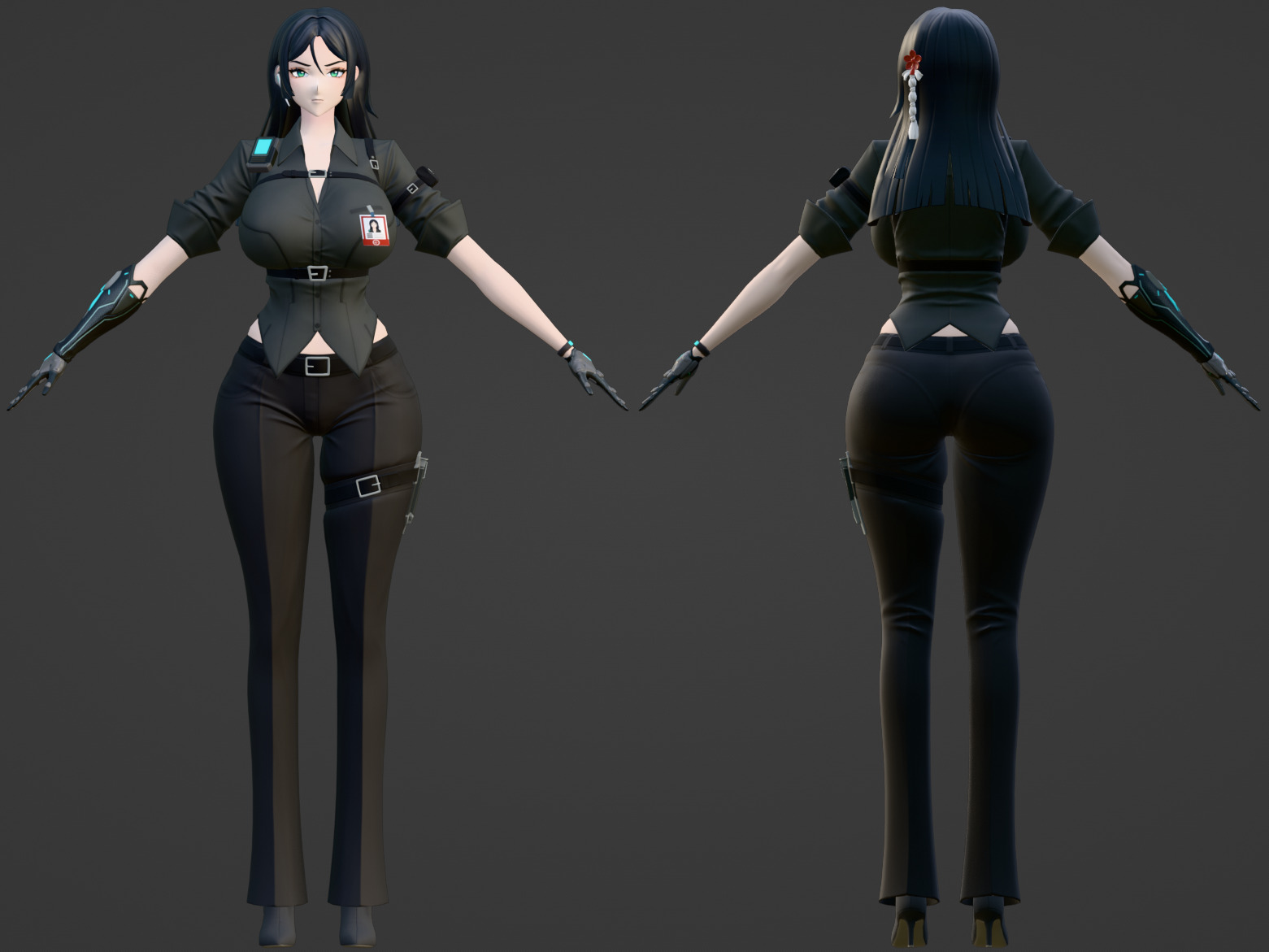Horizon Walker - Yui N01 (fbx/blend) by YourDevil54 on DeviantArt