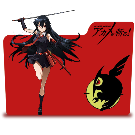Akame Ga Kill icon folder by TheKevinMevlana on DeviantArt