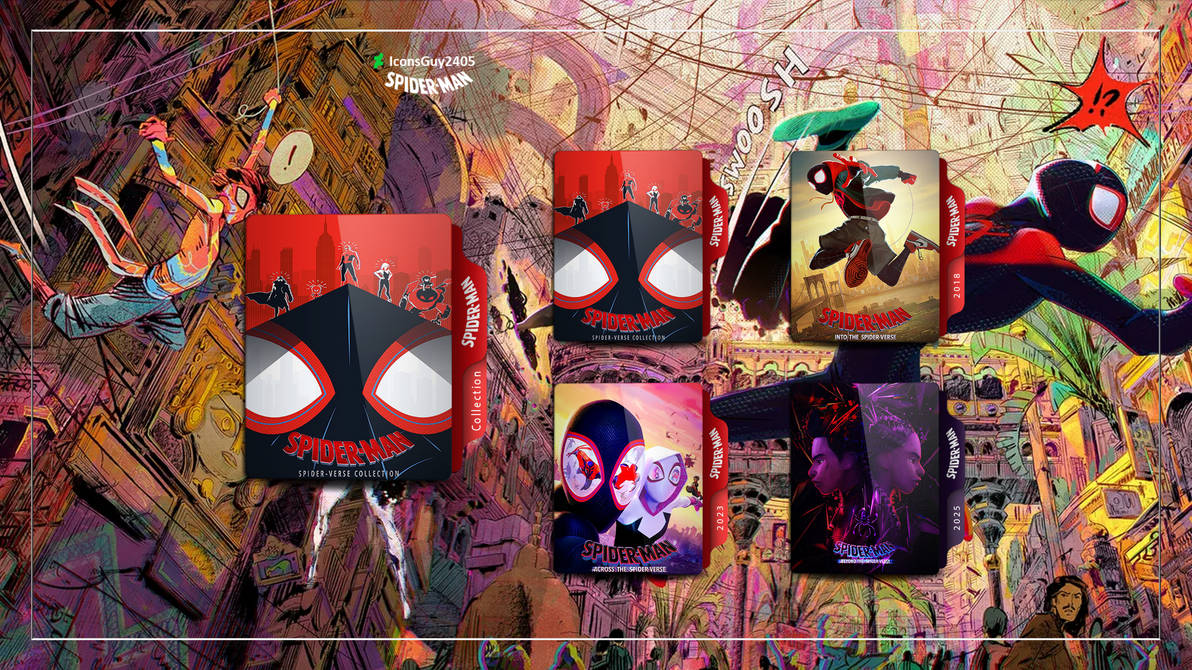Spider-Man Spider-Verse Icons by IconsGuy2405 on DeviantArt
