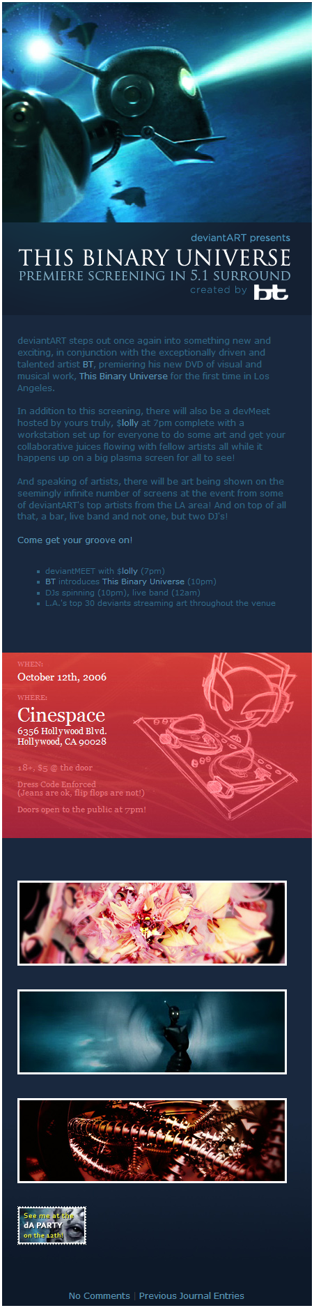 BT's This Binary Universe by starvingartist on DeviantArt