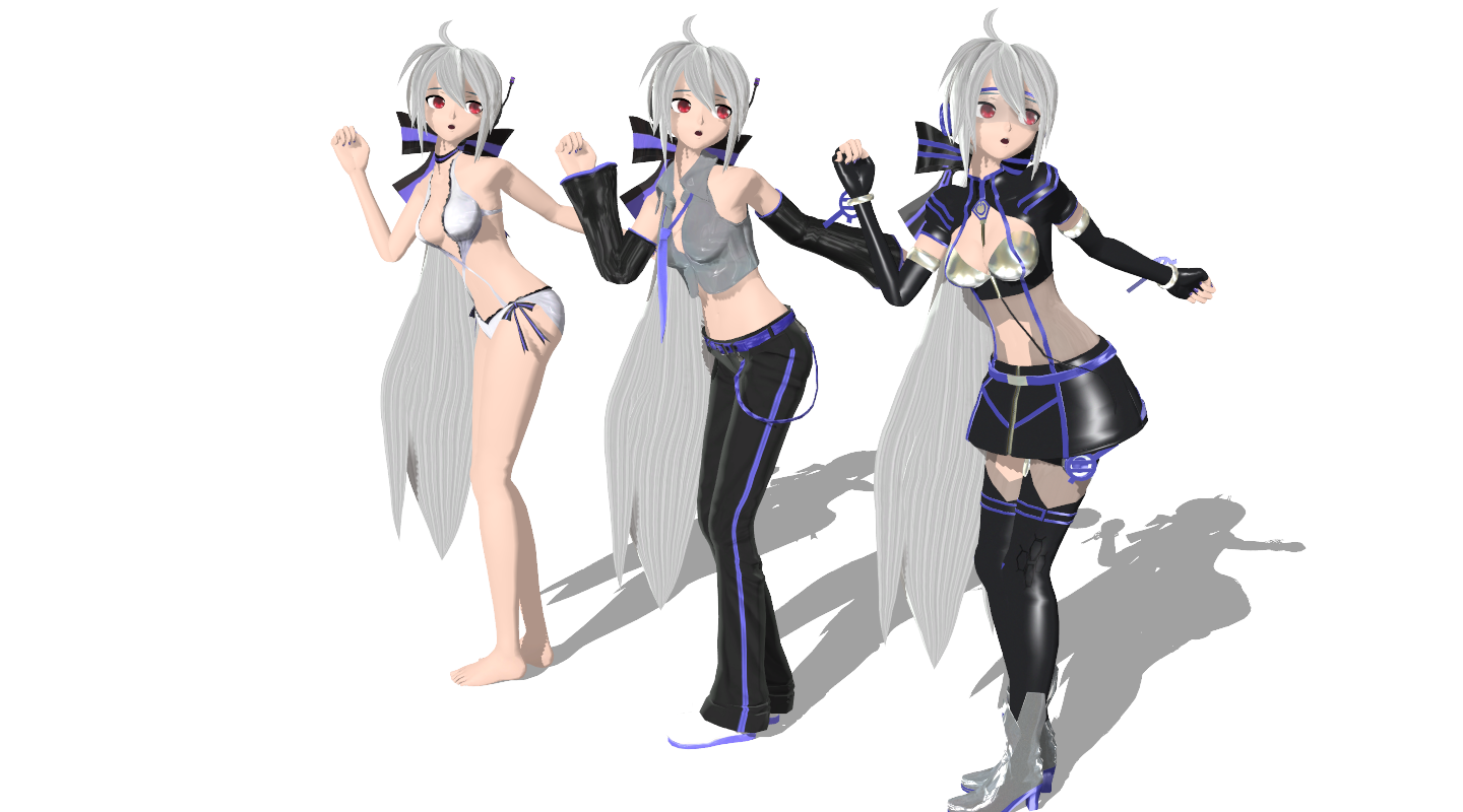 DT 2nd HAKU pack by MMD-francis-co on DeviantArt