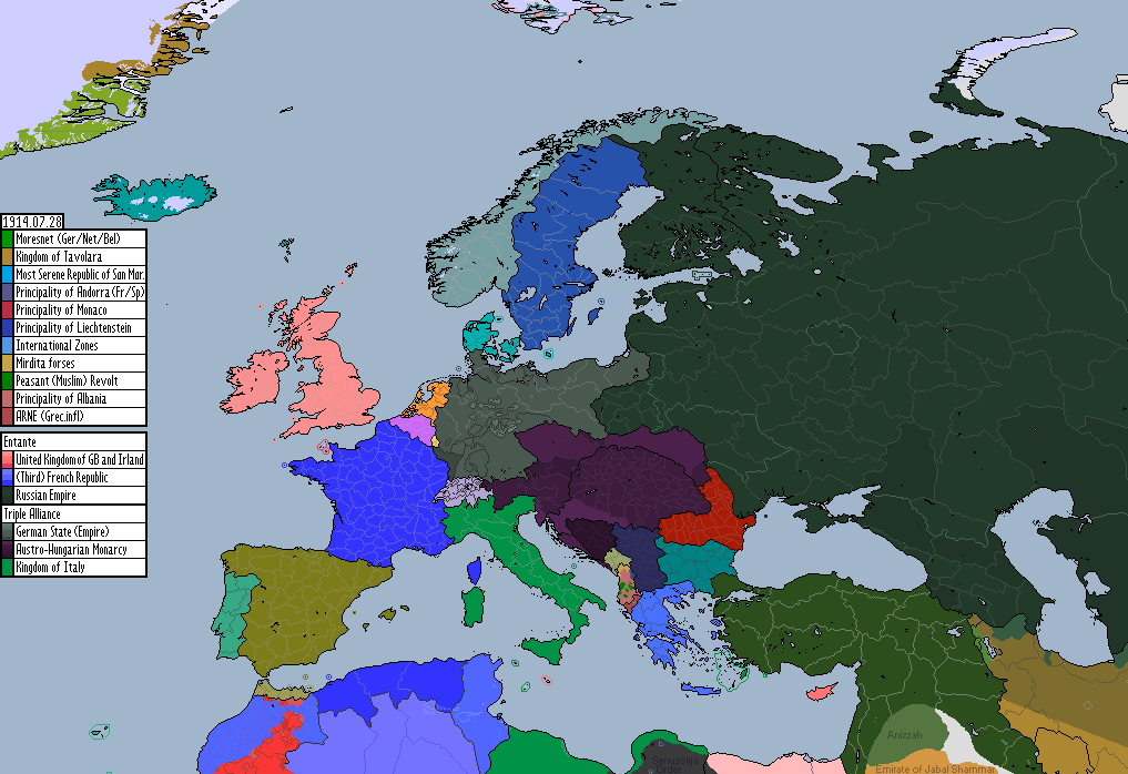 1914/july/28 Begining of the Great War by VeniaminRom1991 on DeviantArt