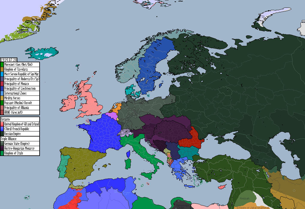 1914/july/28 Begining of the Great War by VeniaminRom1991 on DeviantArt