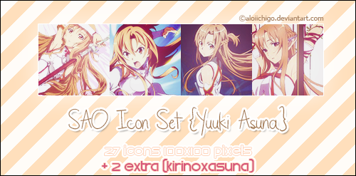 SAO icon set 01 by AloiIchigo on DeviantArt