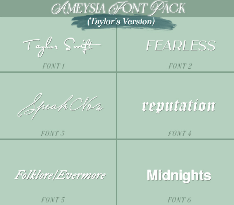 Font Taylor's Version by Ameysia on DeviantArt