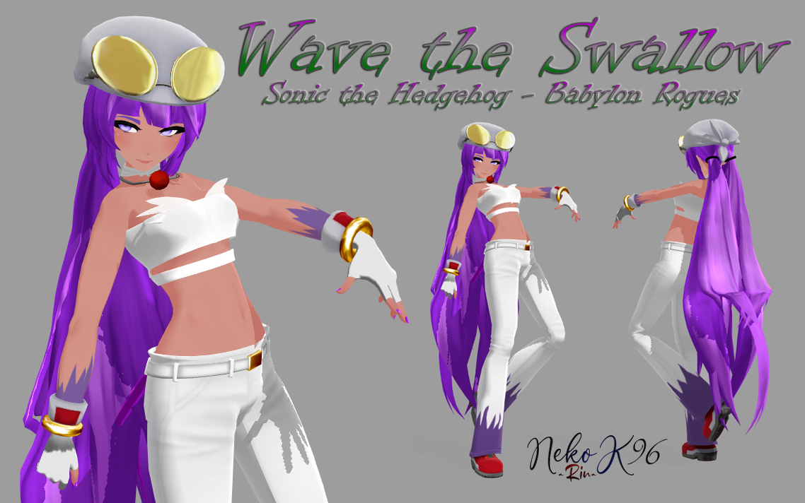 MMD Wave the Swallow V1.2 (Sonic Series) DL by petite-neko-kitsune on ...